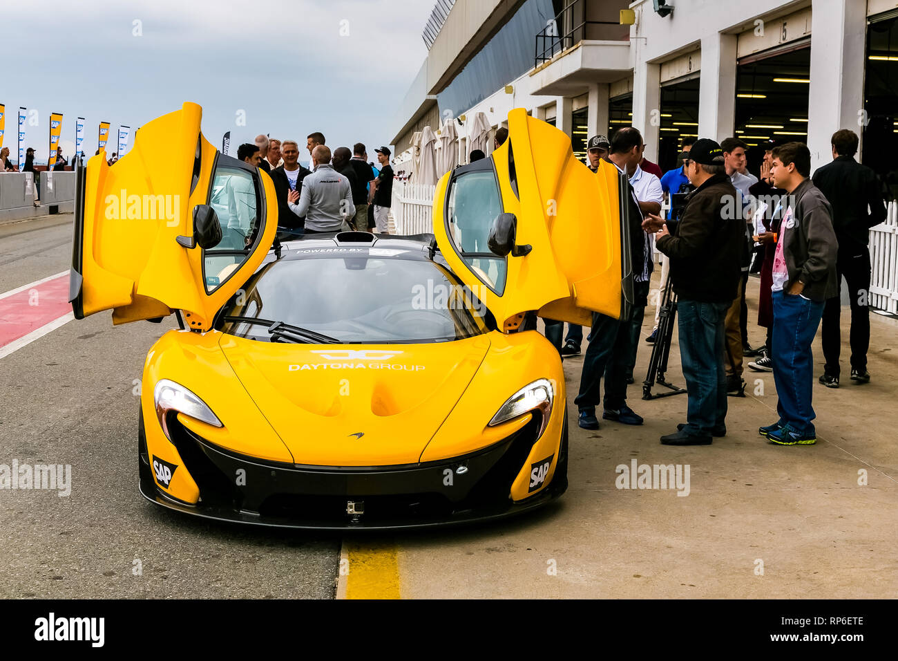 Johannesburg, South Africa - October 11 2014: McLaren Day at Kyalami ...