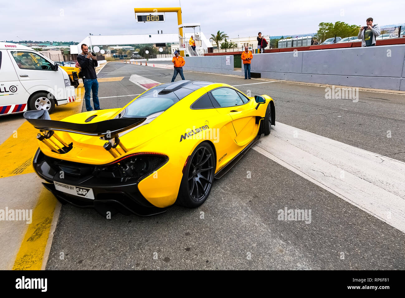 Johannesburg, South Africa - October 11 2014: McLaren Day at Kyalami ...