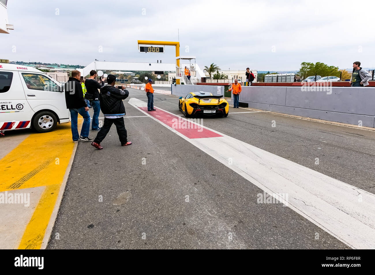 Johannesburg, South Africa - October 11 2014: McLaren Day at Kyalami ...