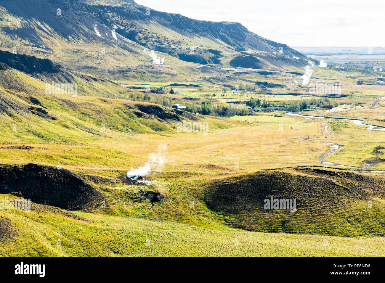 Hveragerdi geothermal park hi-res stock photography and images - Alamy