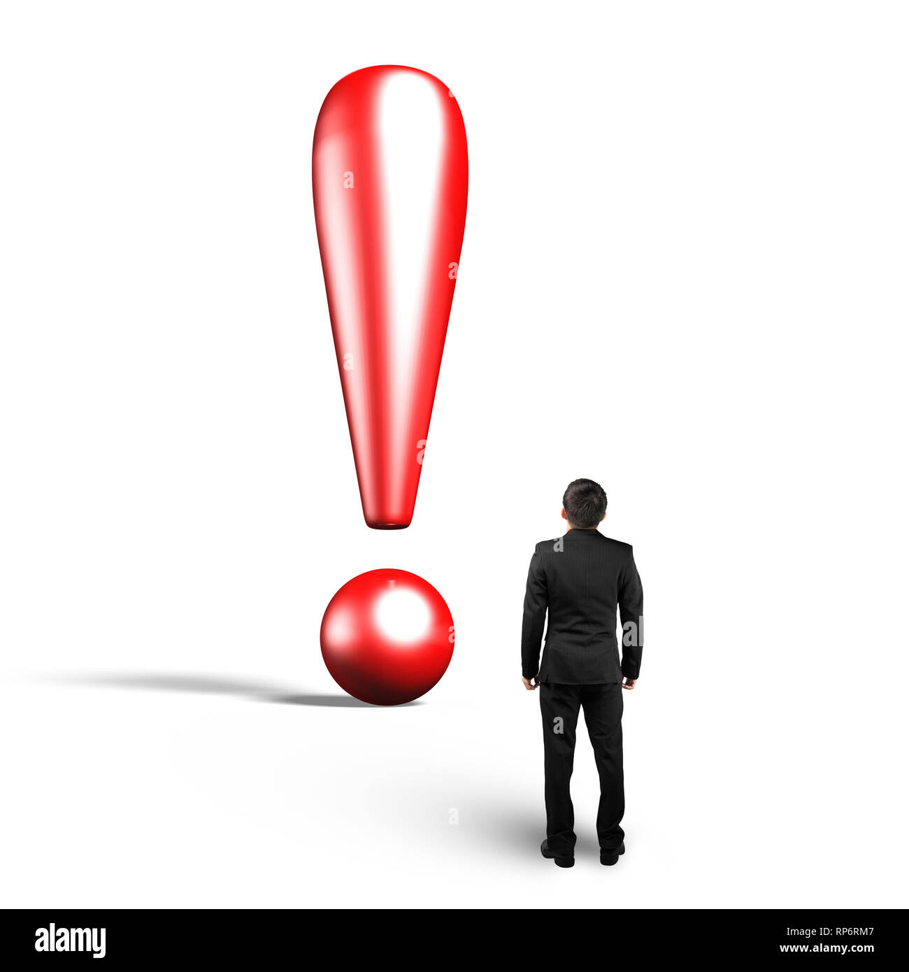 3d people exclamation mark hi-res stock photography and images - Alamy
