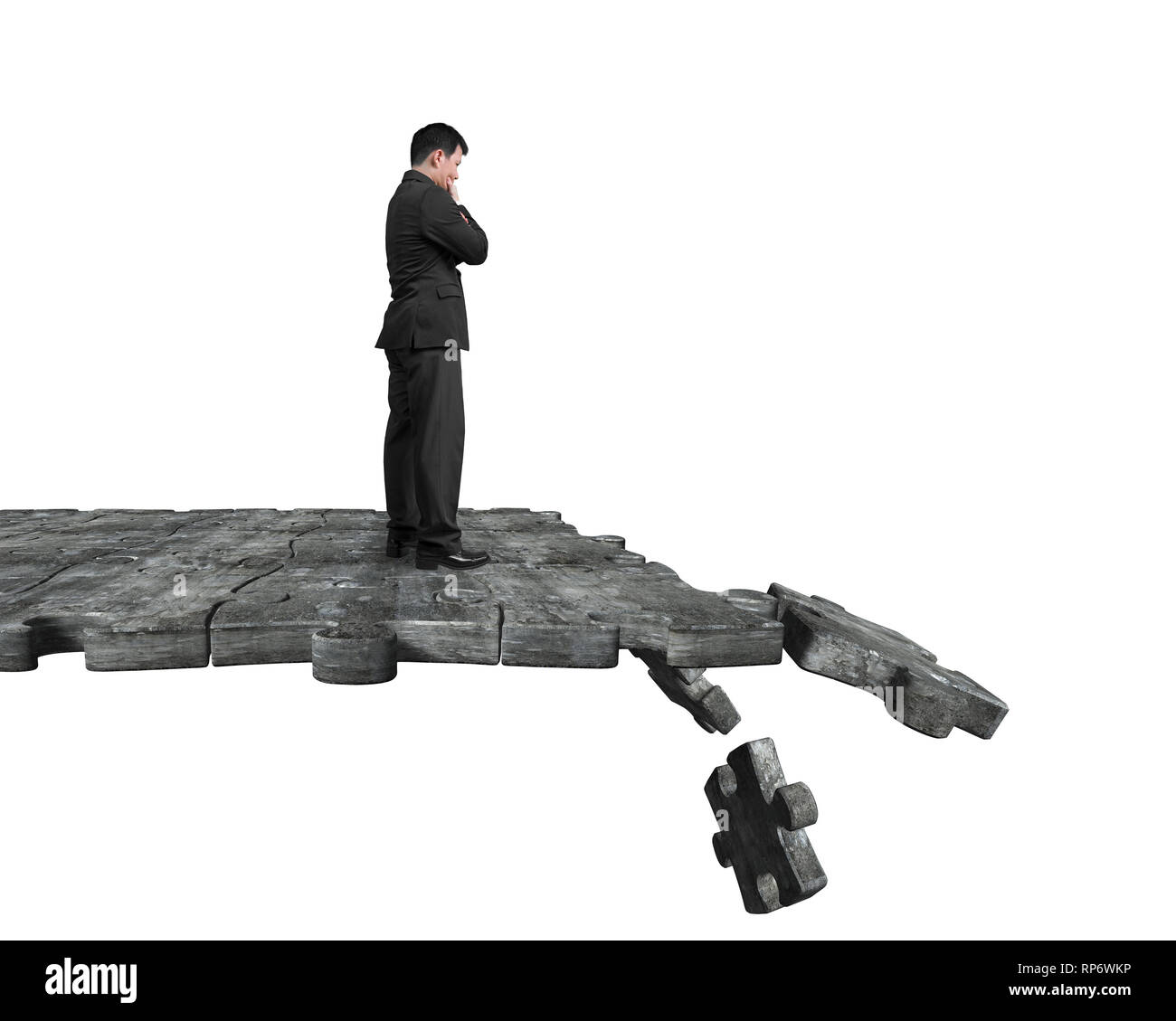 Background falling puzzle pieces hi-res stock photography and images ...