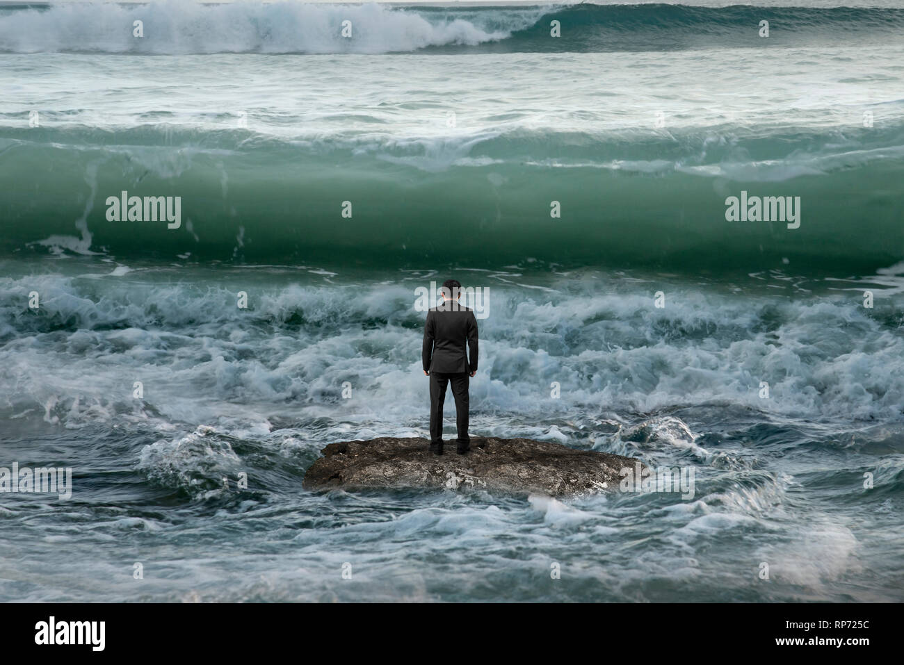 Facing The Waves High Resolution Stock Photography and Images - Alamy