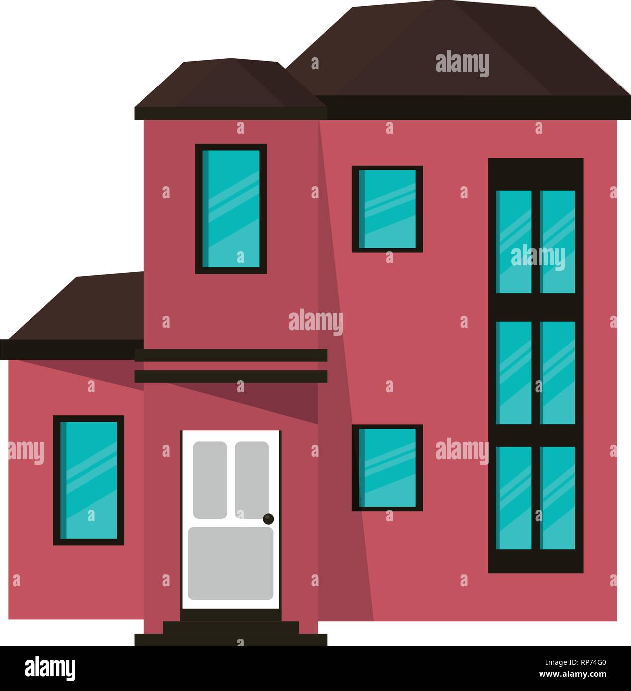 House real estate cartoon isolated Stock Vector Image & Art - Alamy