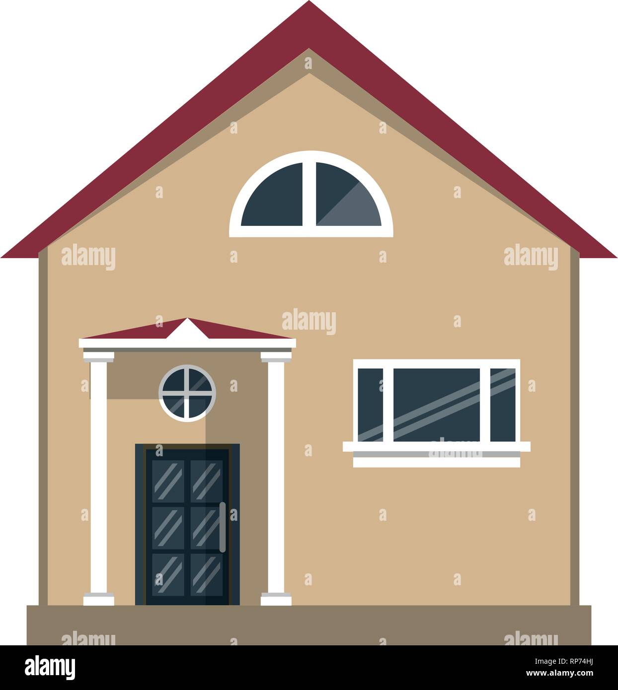 House real estate cartoon isolated Stock Vector Image & Art - Alamy