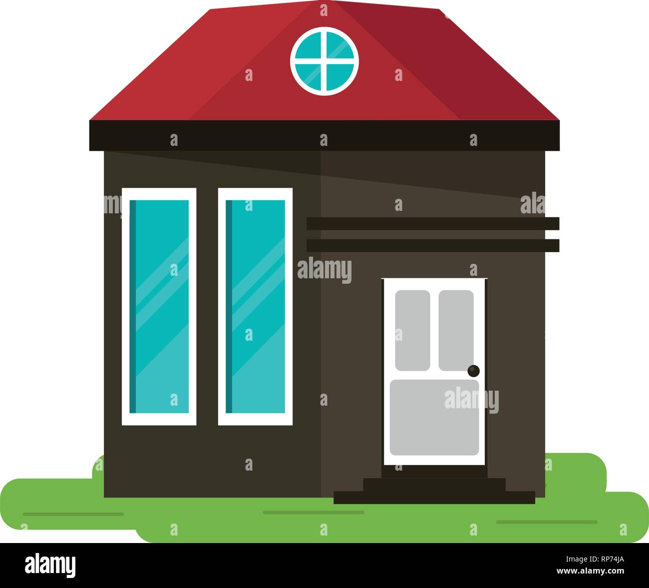 House real estate cartoon isolated Stock Vector Image & Art - Alamy