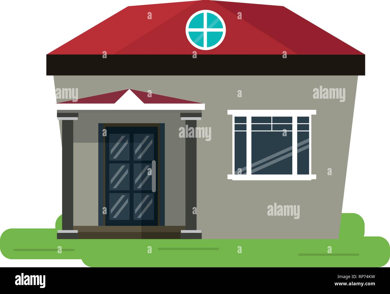 House real estate cartoon isolated Stock Vector Image & Art - Alamy