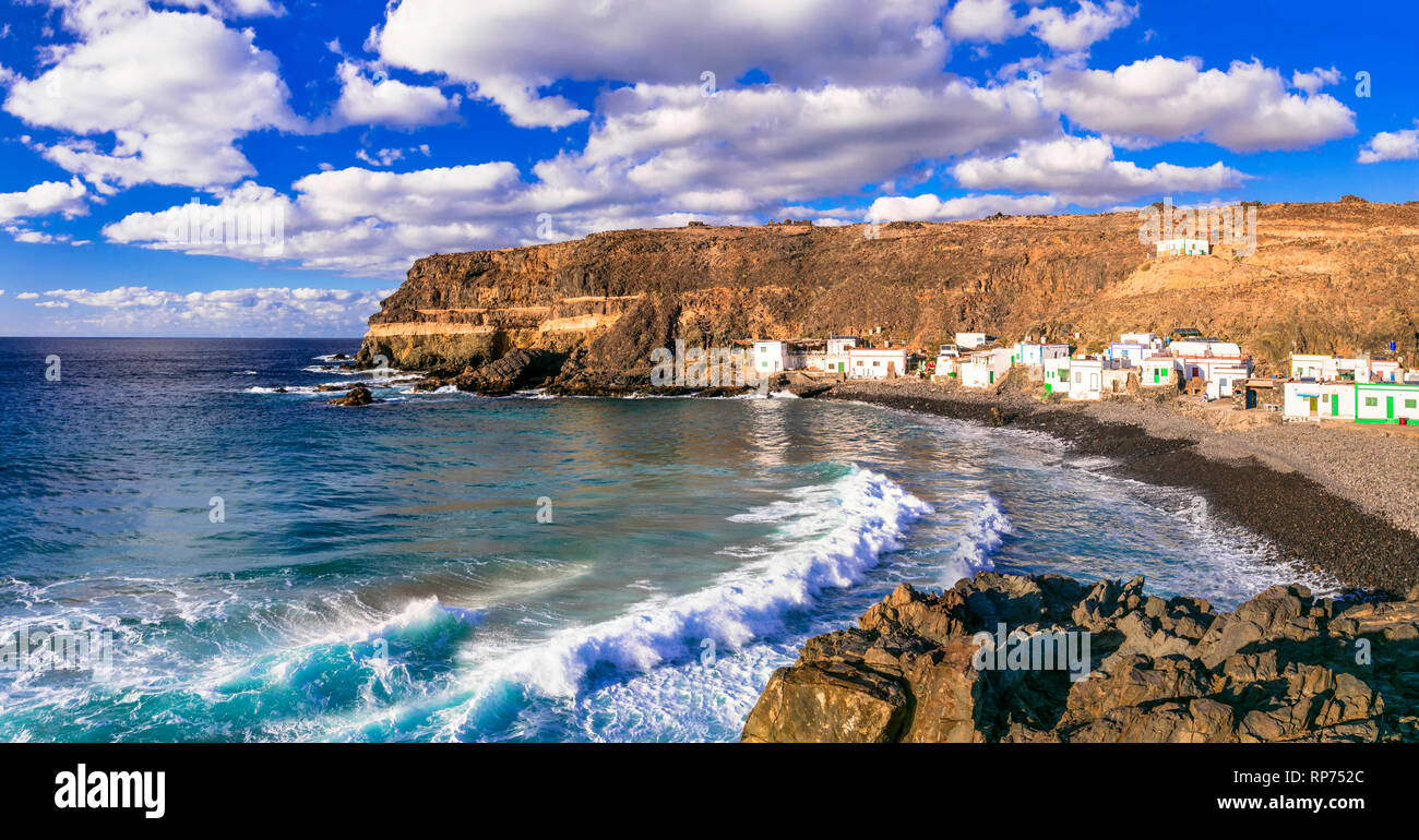 Beautiful El Puertito de los Molinos,Fuerteventura island,Spain Stock ...