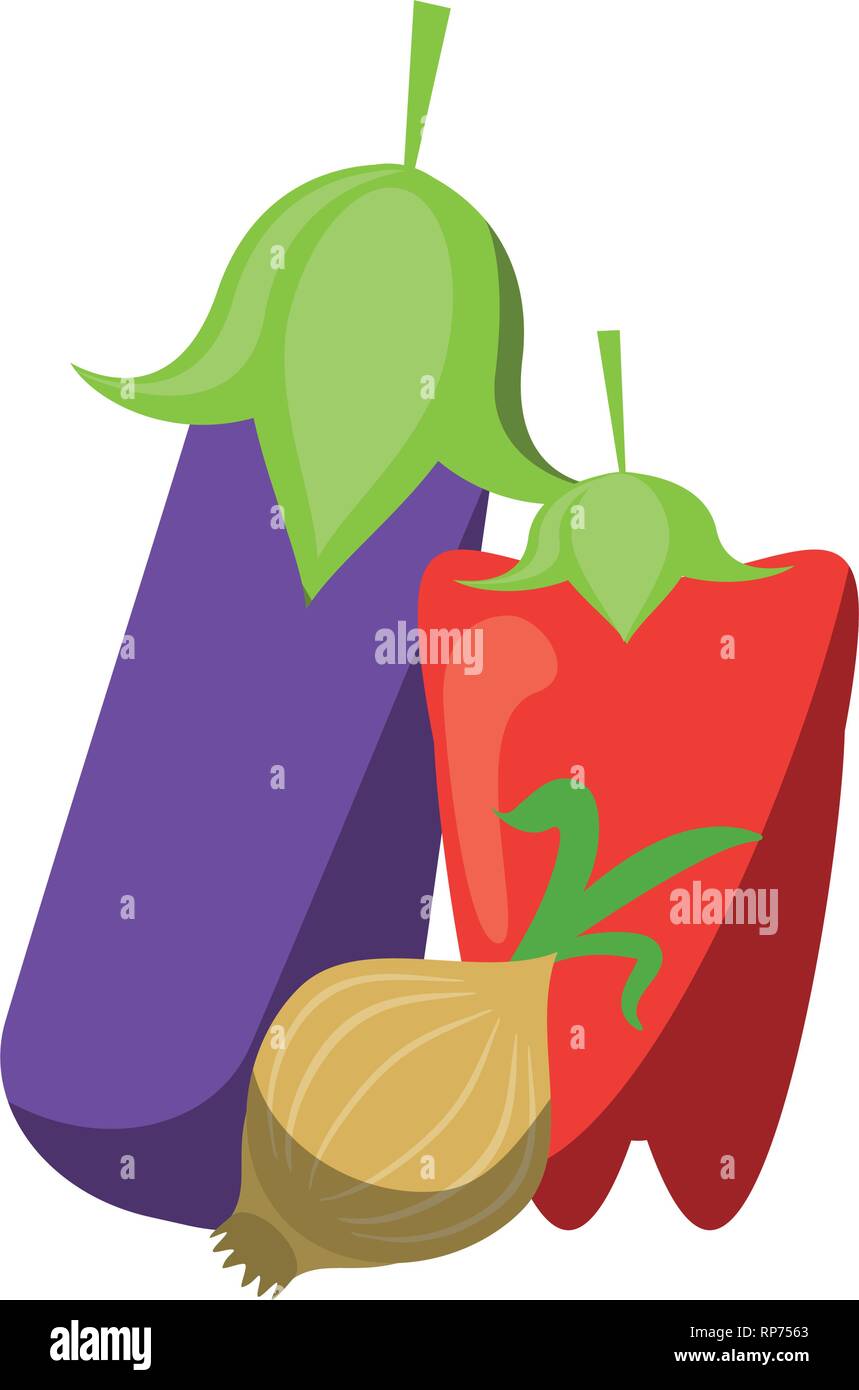 fresh vegetables cartoon Stock Vector Image & Art - Alamy