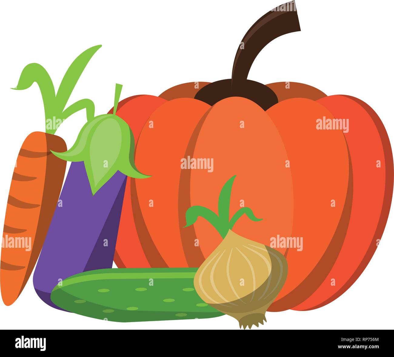 fresh vegetables cartoon Stock Vector Image & Art - Alamy