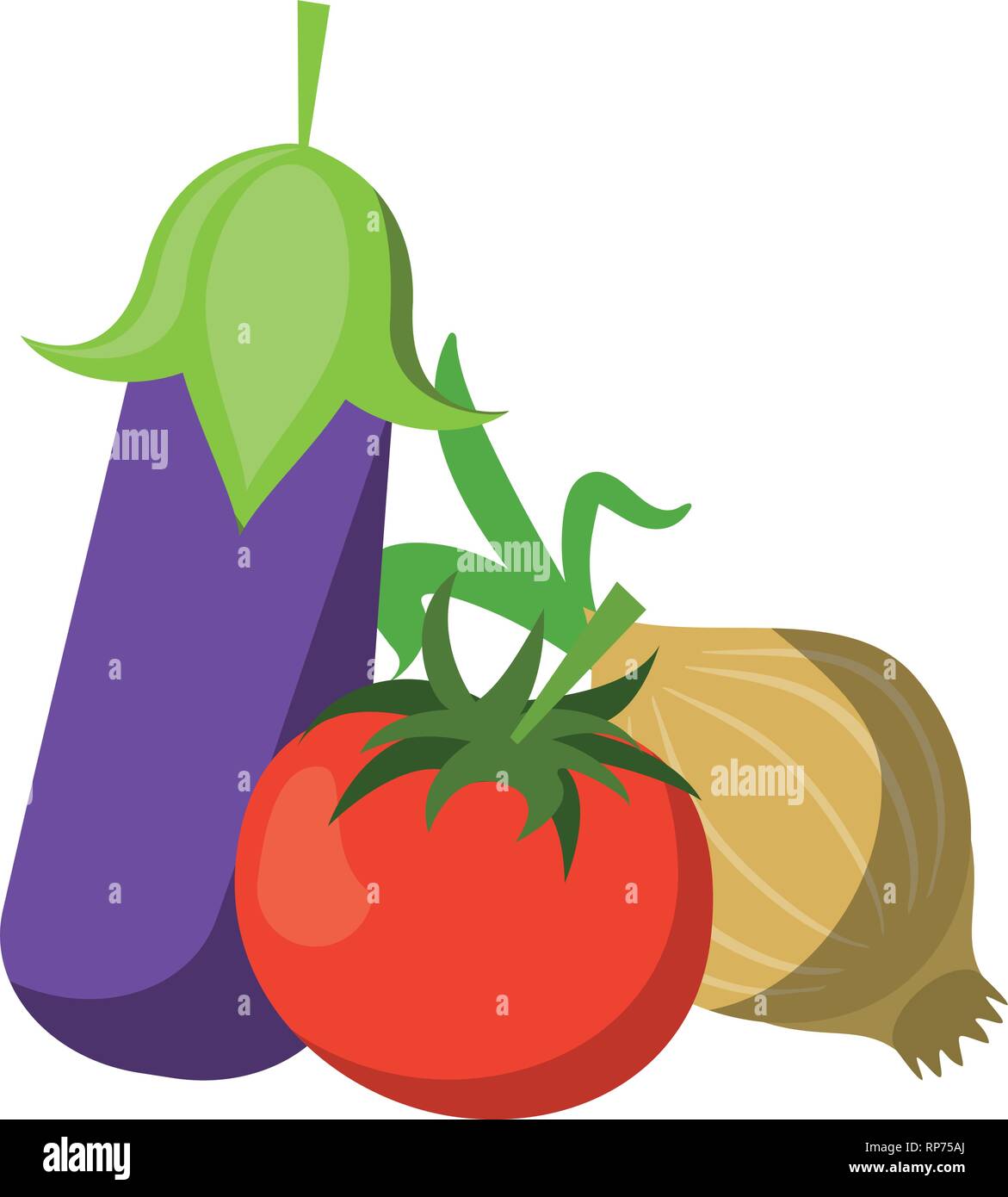 Fresh vegetables cartoon Stock Vector Image & Art - Alamy