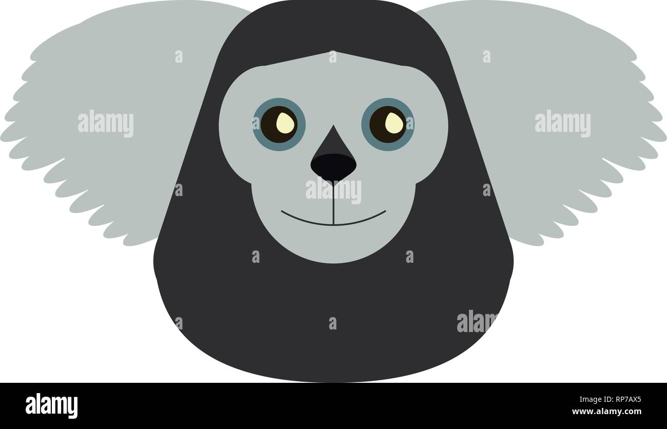 Monkey head cartoon isolated Stock Vector Image & Art - Alamy