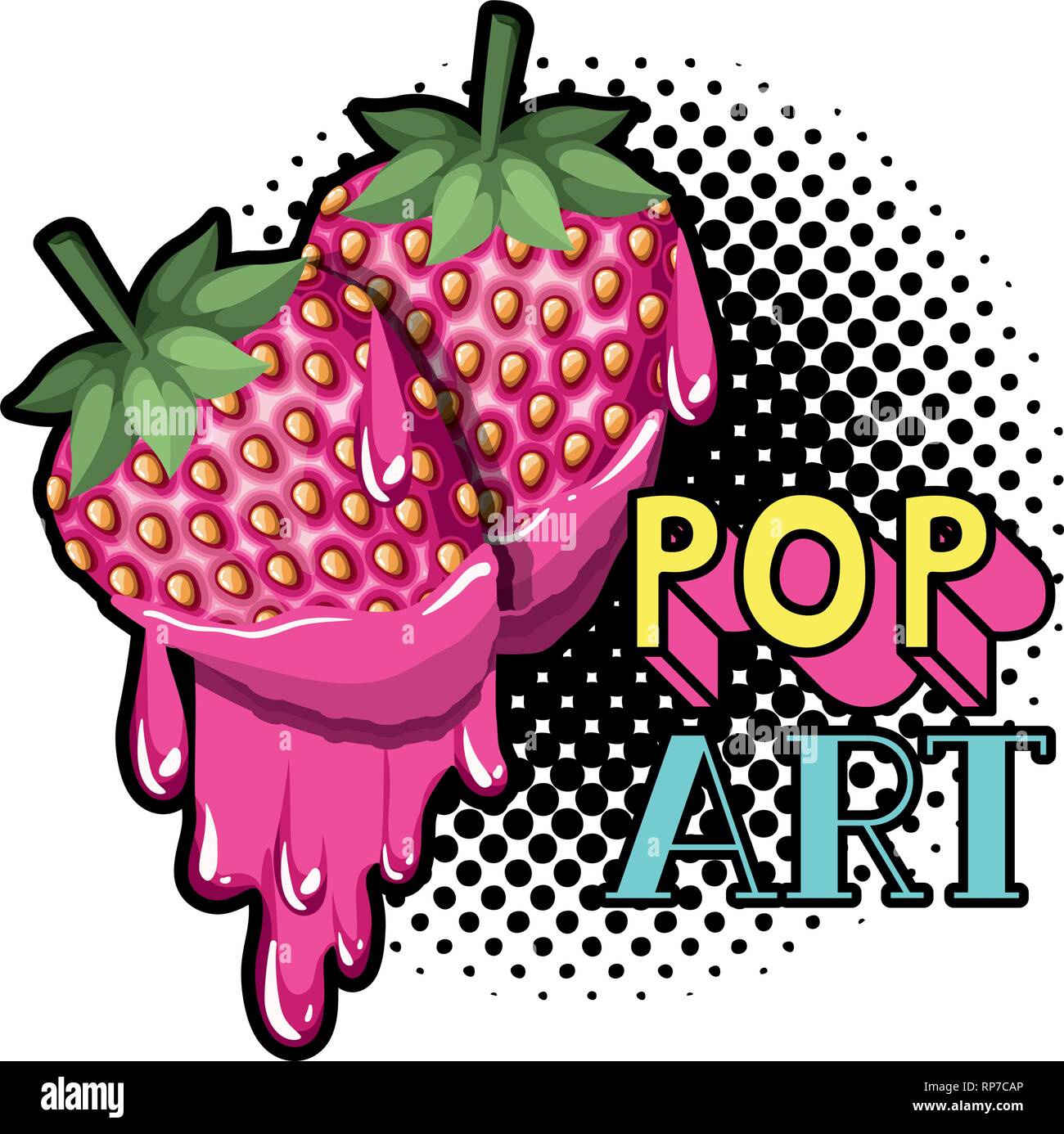 Dripping fruit Stock Vector Images - Alamy