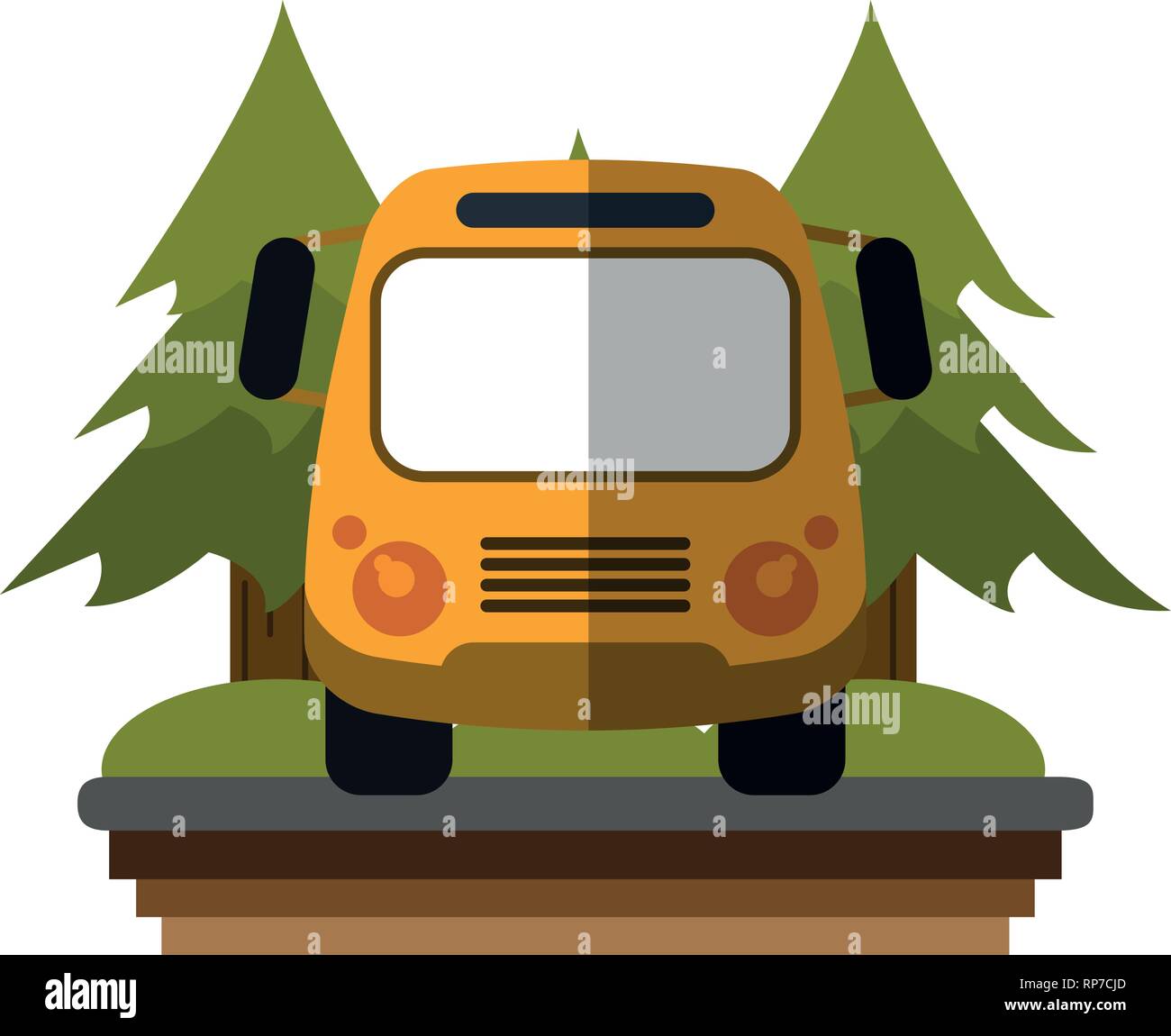 Bus rural Stock Vector Images - Alamy