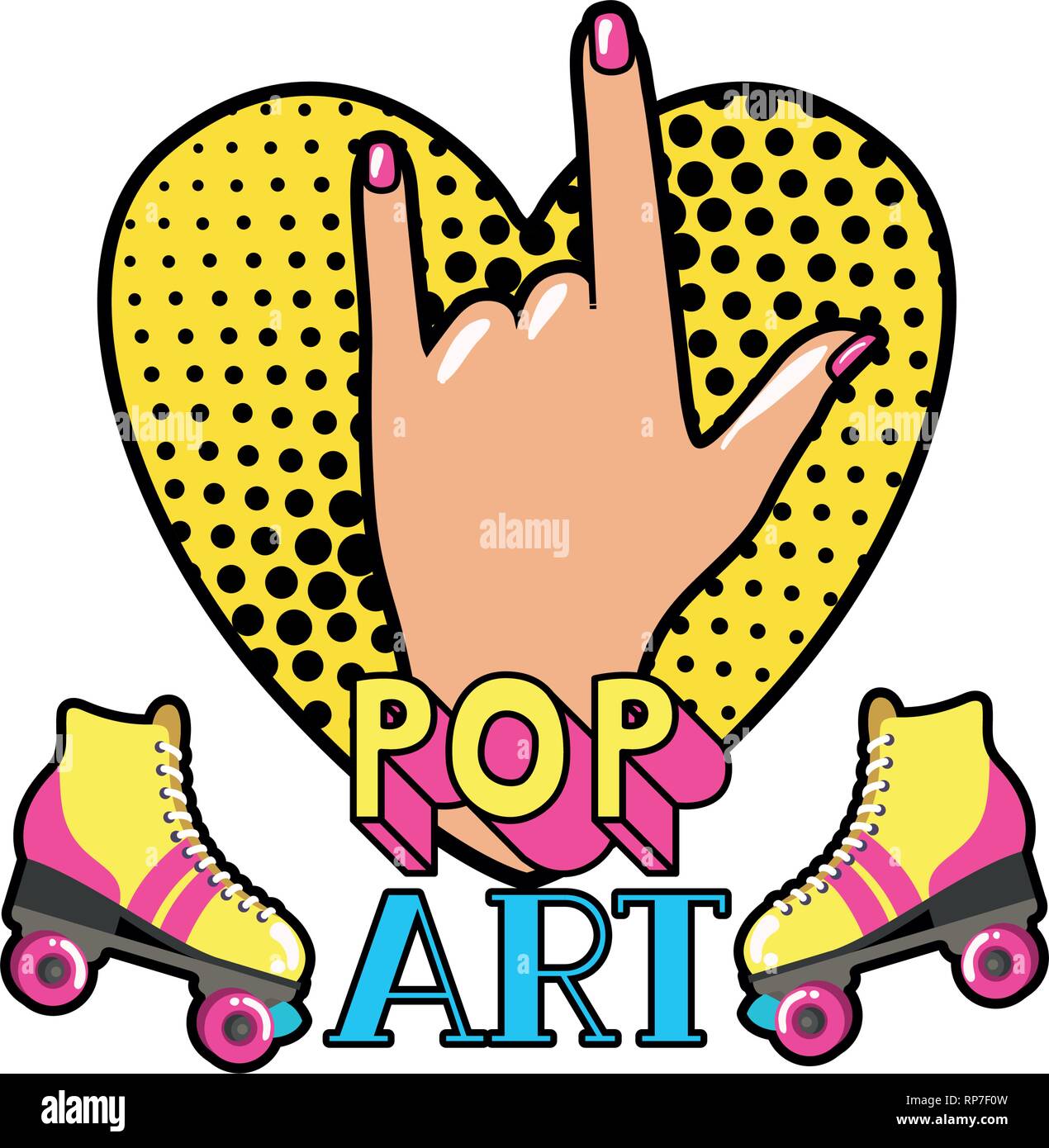 Rock n roll girl Cut Out Stock Images & Pictures - Alamy