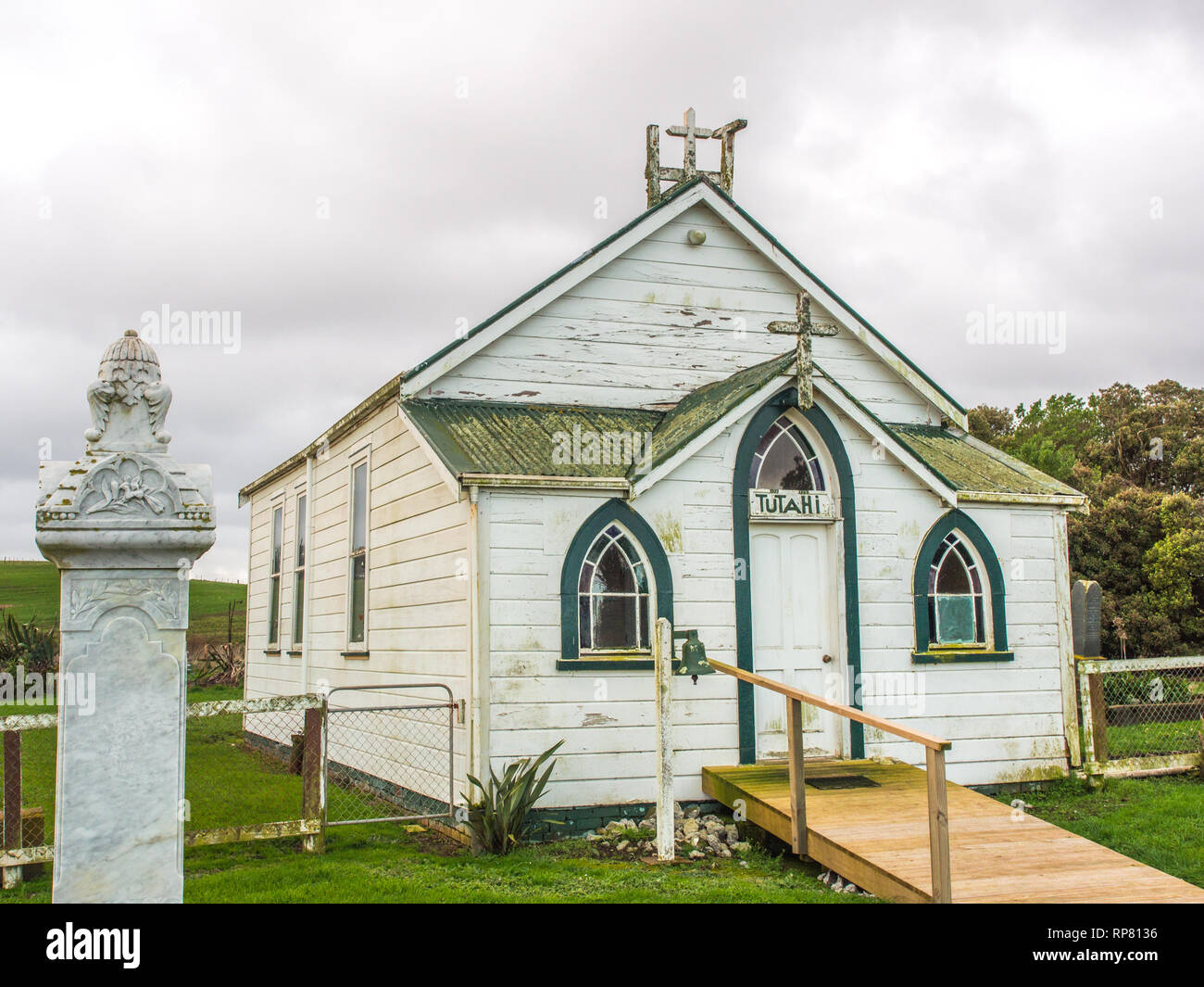Tutahi Church, at Nukumaru, was built in 1883 by Ngawaka Taurua close ...