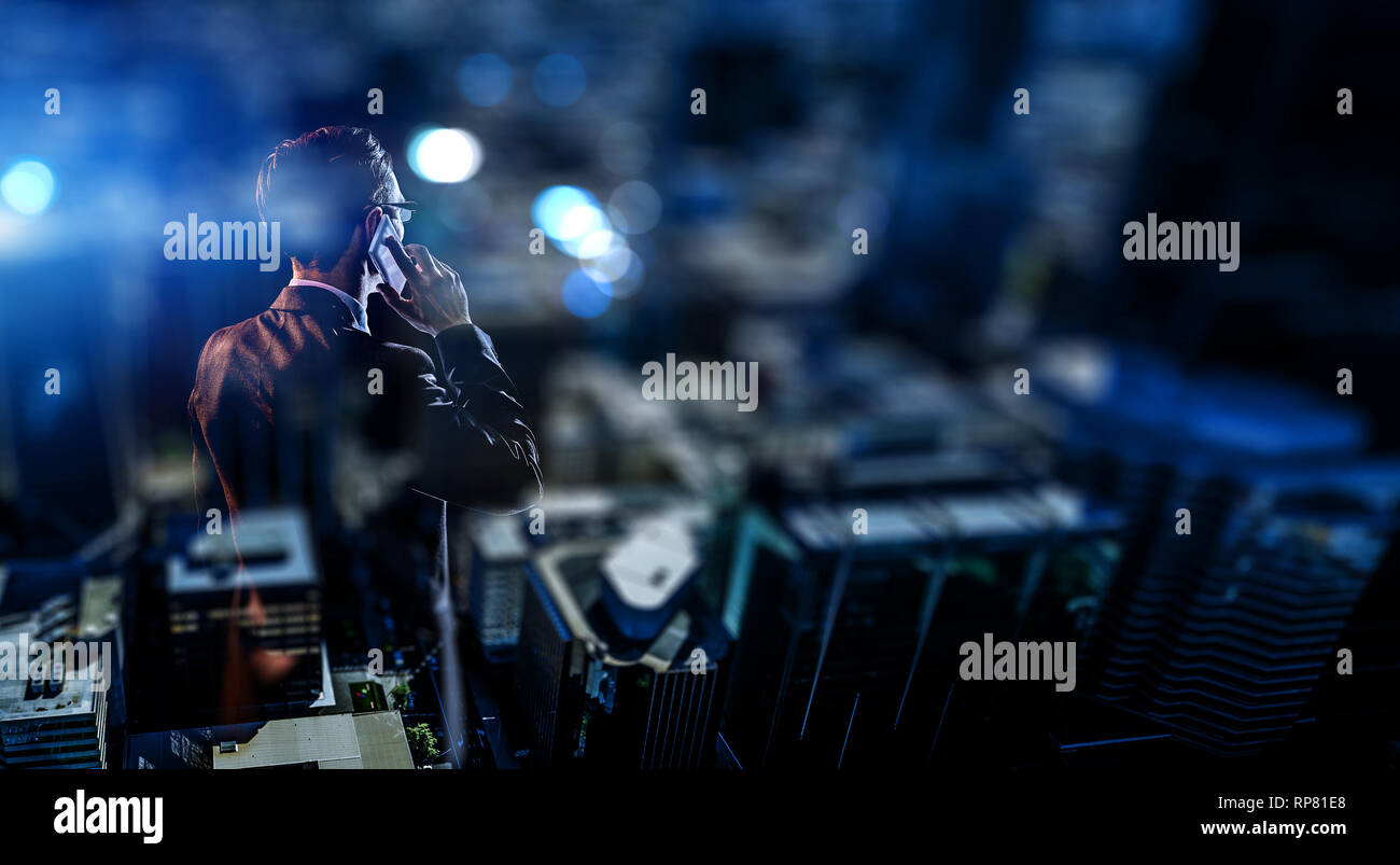 Working day and night Stock Photo - Alamy