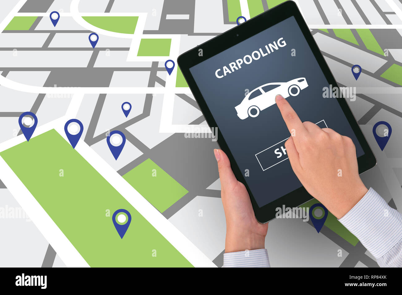 Concept of car ordering online Stock Photo - Alamy