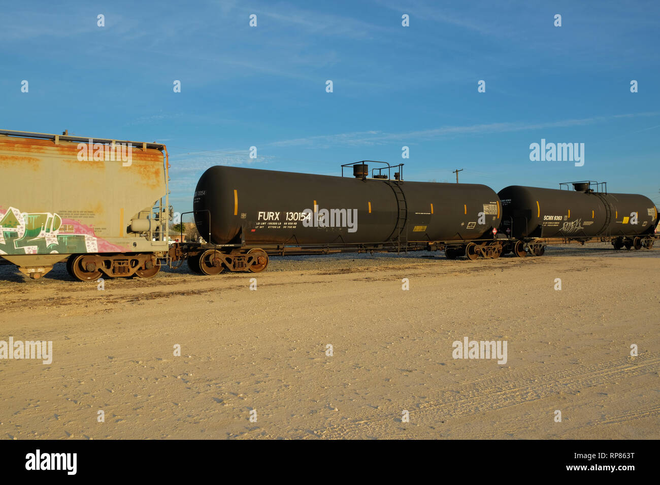 Train tankers for transporting Class 3 flammable liquids by rail ...