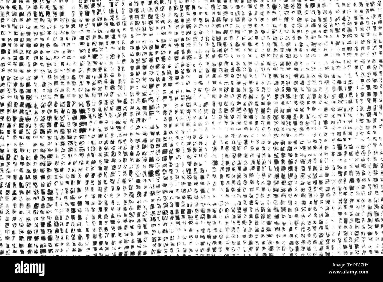 Distressed overlay texture of weaving fabric, cloth knitted. Grunge ...