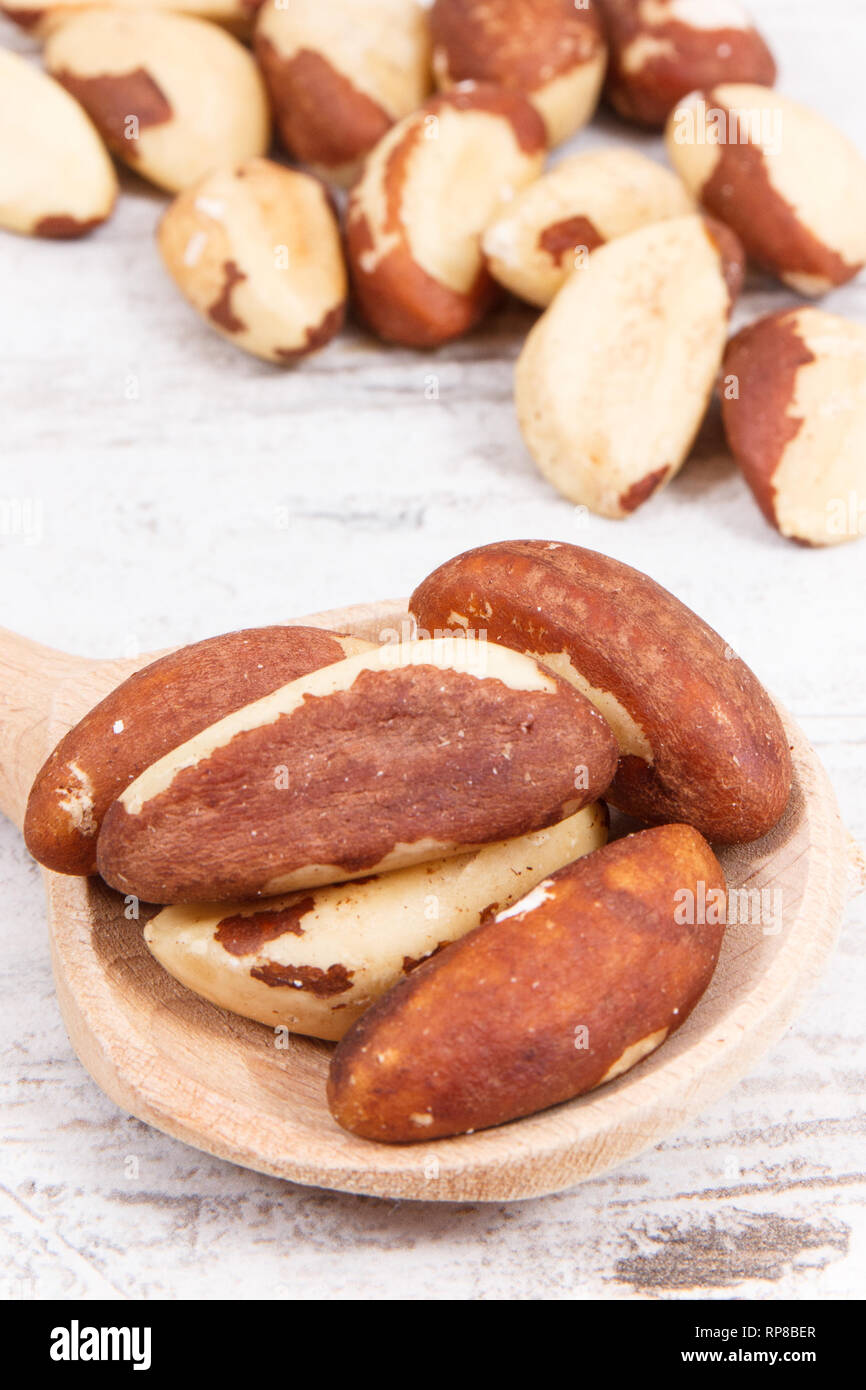 Brazil nuts as source of natural minerals and vitamin, healthy ...