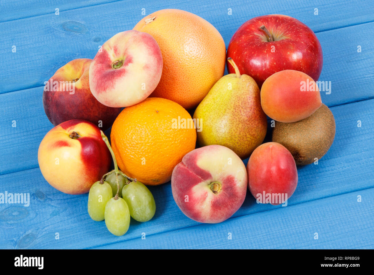 Fresh healthy nutritious food as source natural vitamins, dietary fiber ...