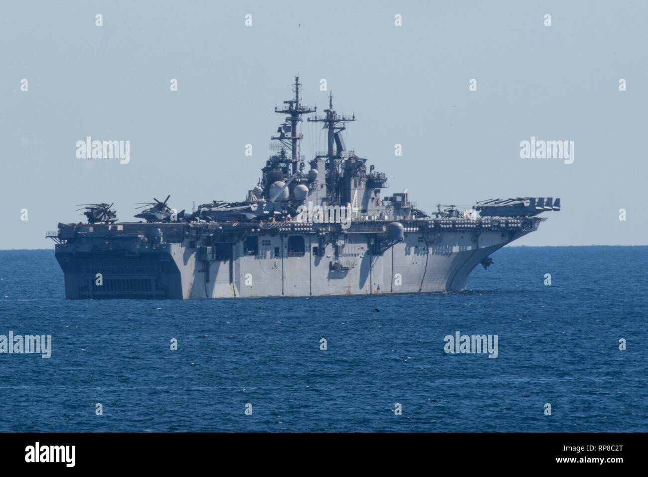 190219-N-NB544-1065 PACIFIC OCEAN (Feb. 19, 2019) The amphibious ...