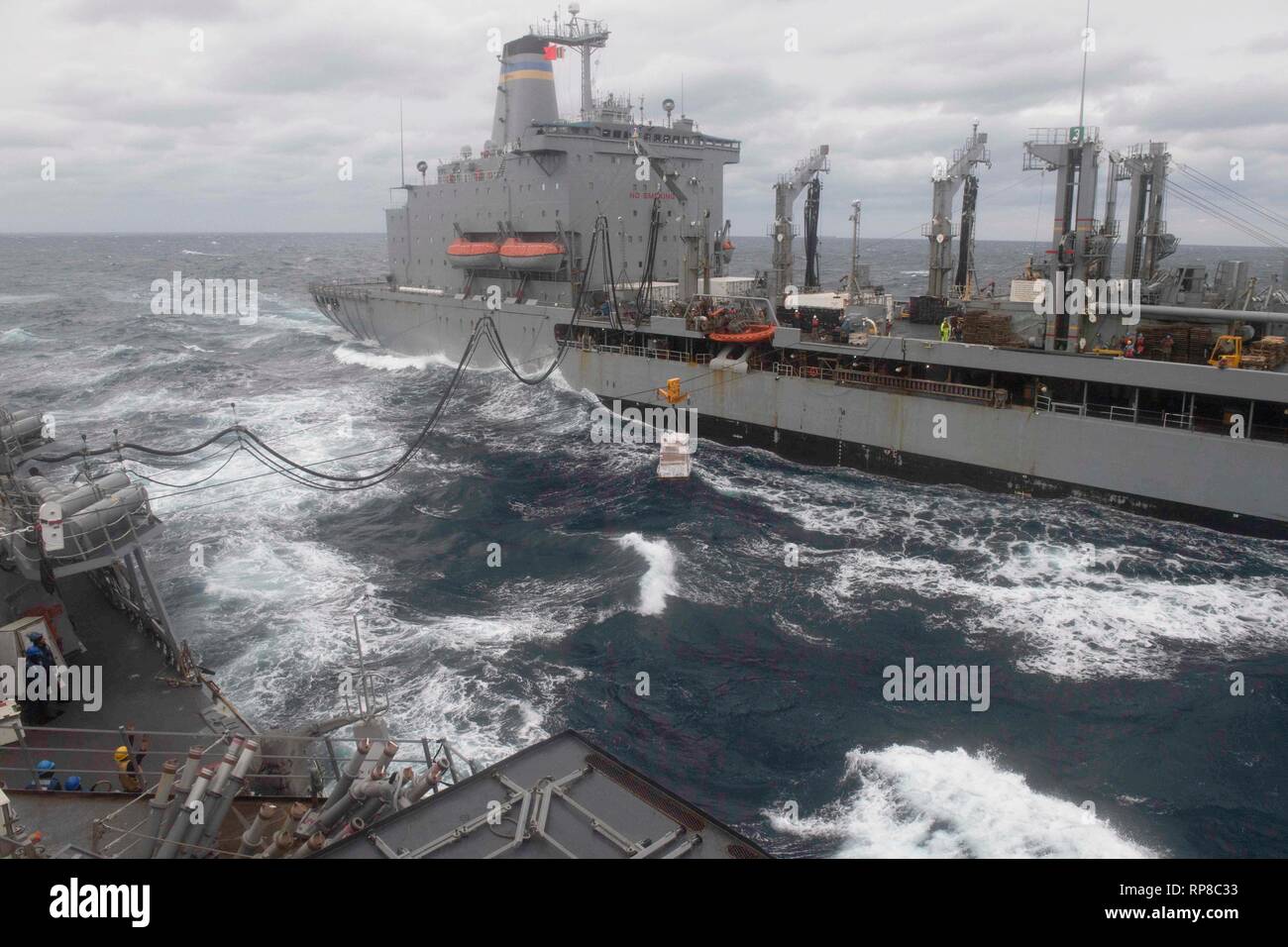 190211-N-JL568-1124 EAST CHINA SEA (Feb. 11, 2019) - The Arleigh Burke ...