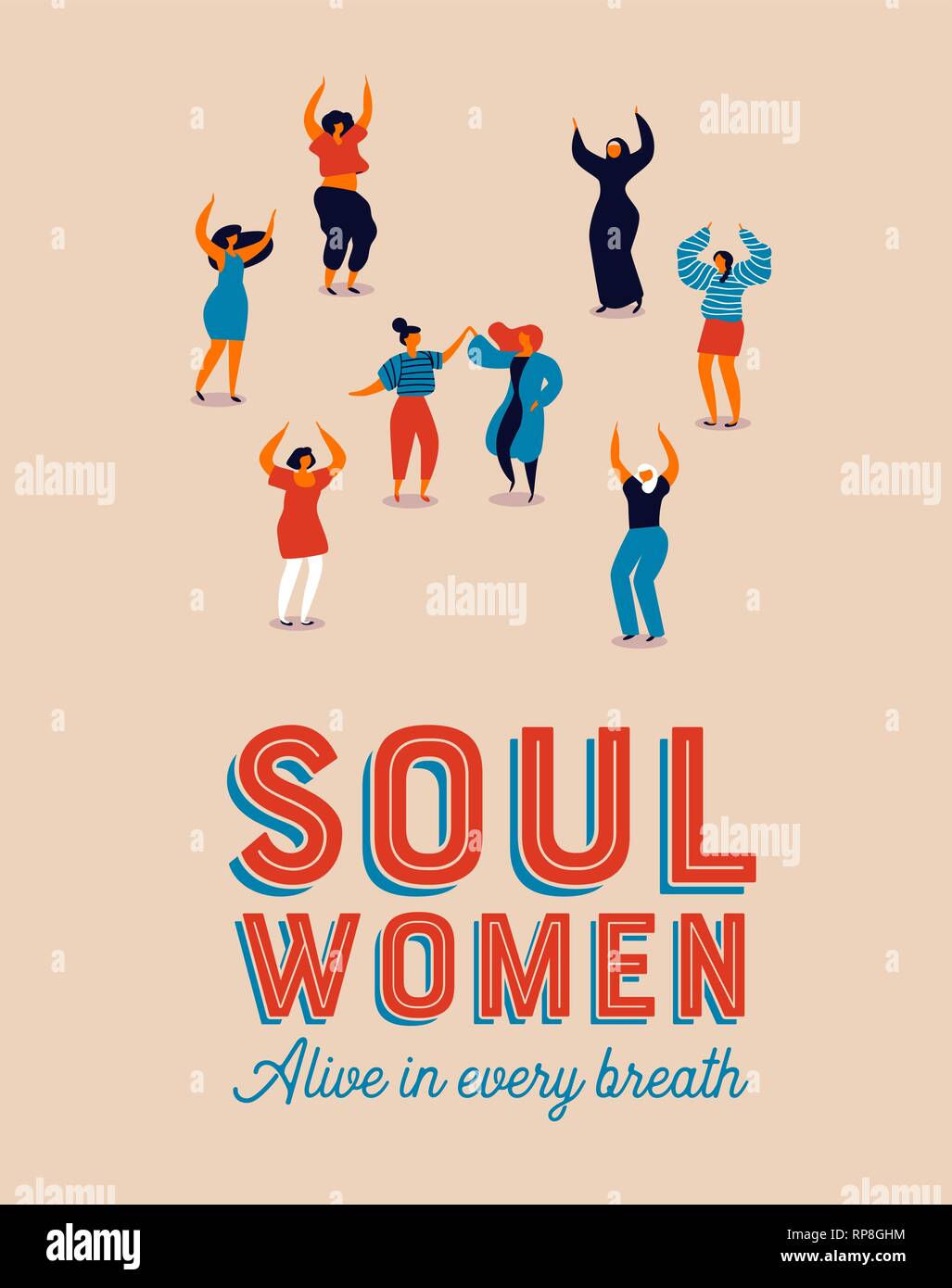 Diversity Dance Group Stock Vector Images - Alamy