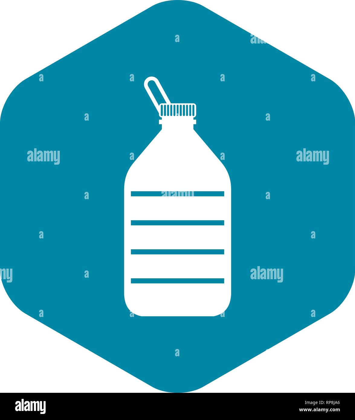 Large bottle of water icon, simple style Stock Vector Image & Art - Alamy