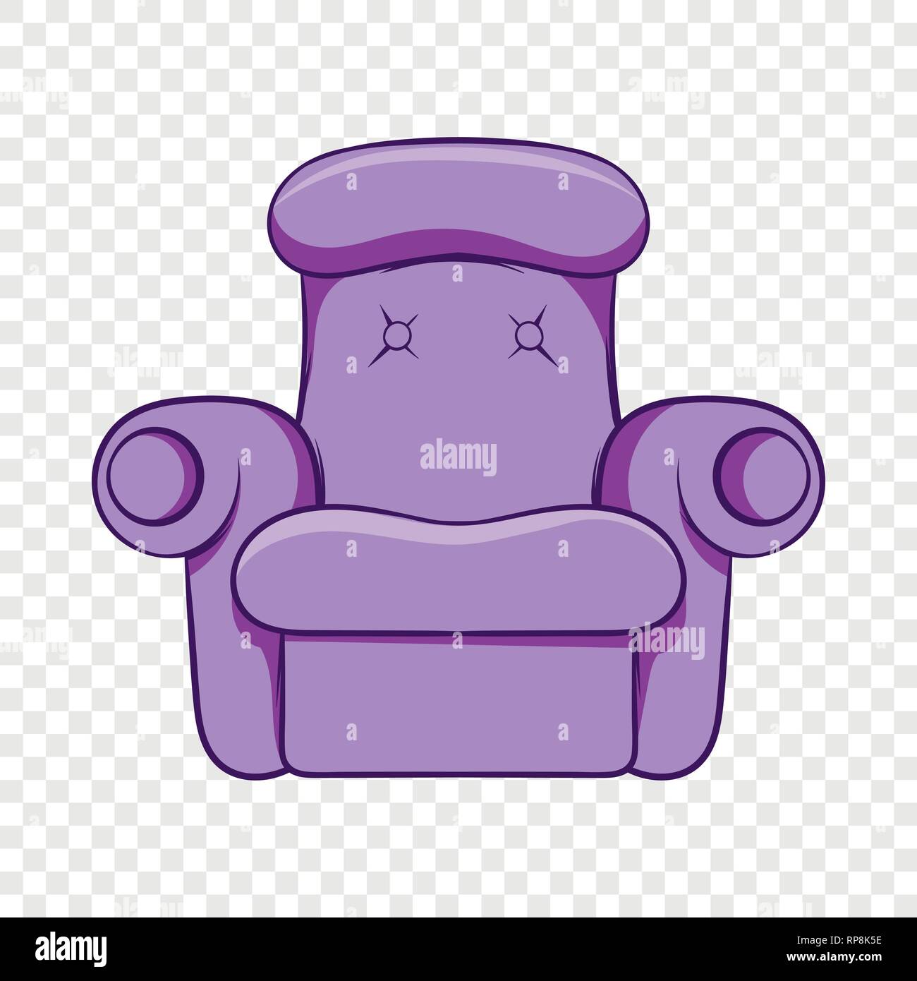 Easy armchair icon, cartoon style Stock Vector Image & Art - Alamy
