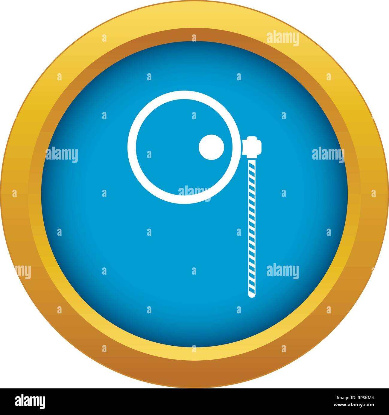 Monocle icon blue vector isolated Stock Vector Image & Art - Alamy