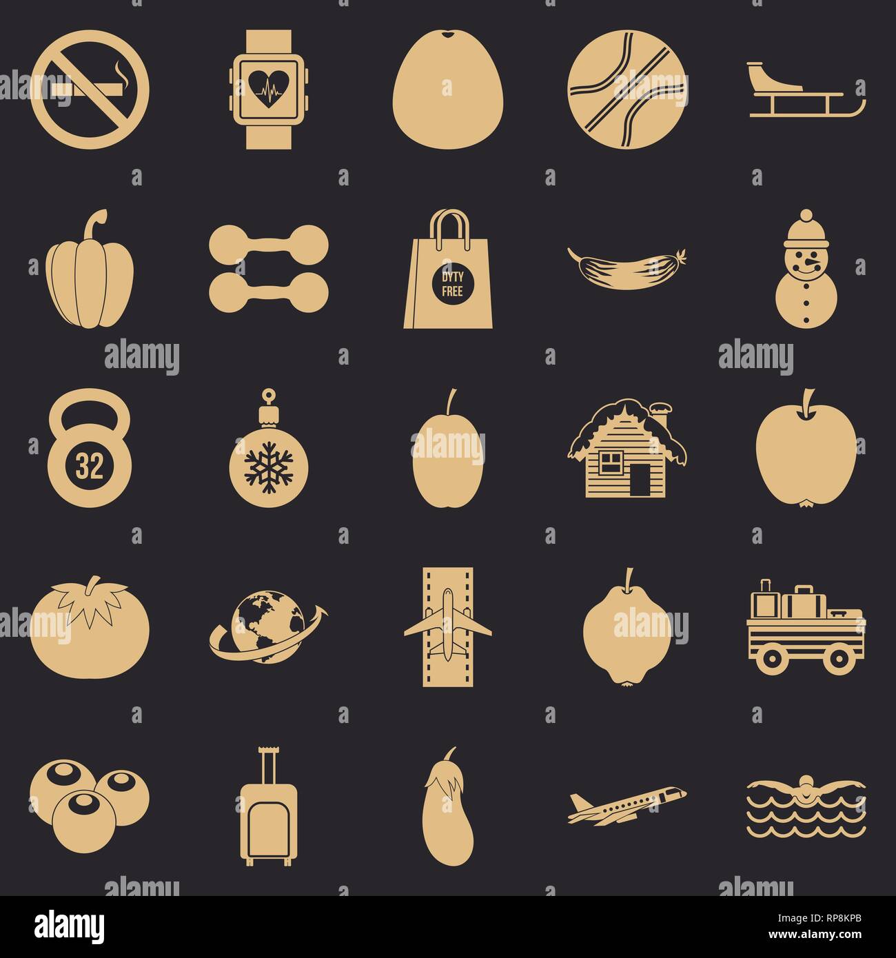 Weight for medical sport practice Stock Vector Images - Alamy