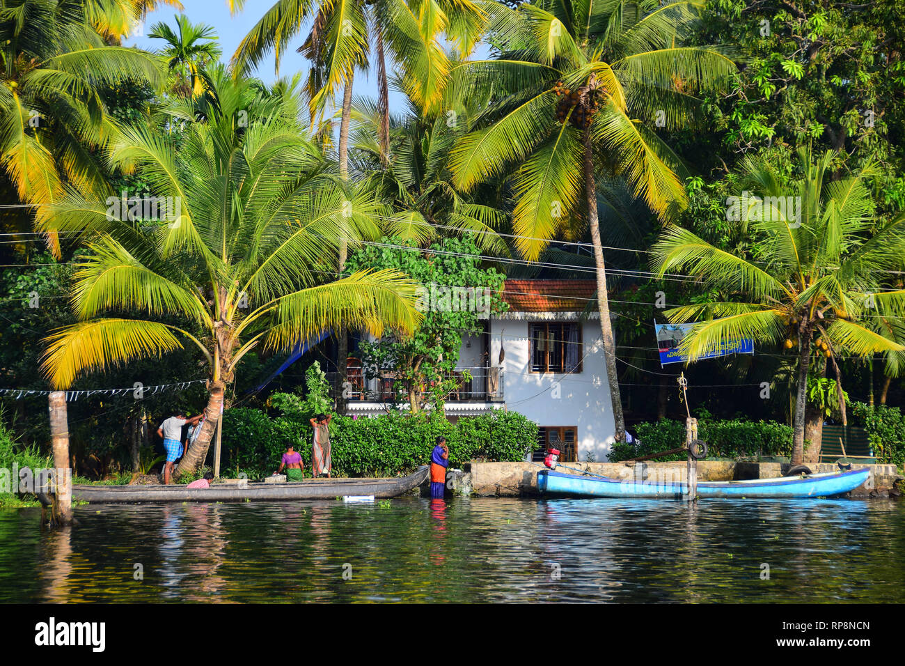 Alleppey backwaters hi-res stock photography and images - Alamy