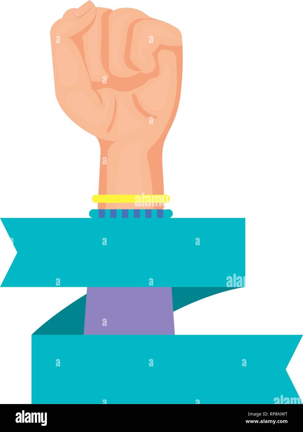 hand in fight signal isolated icon vector illustration desing Stock ...