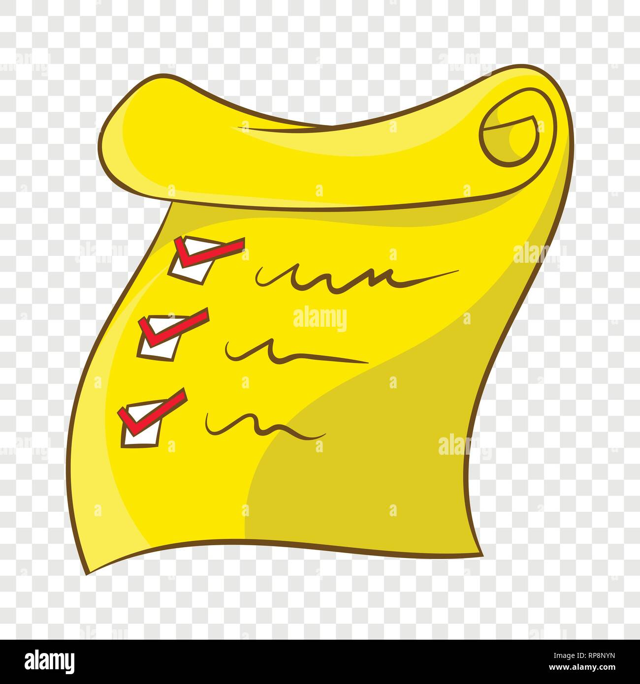 List icon, cartoon style Stock Vector Image & Art - Alamy