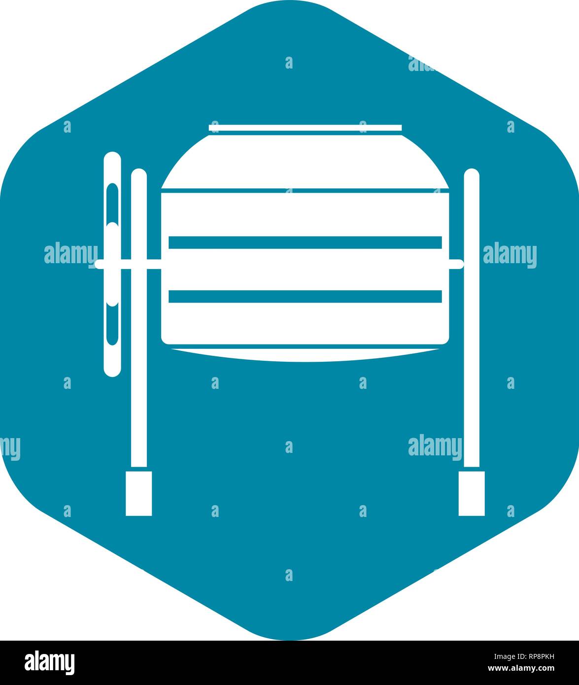 Concrete mixer icon, simple style Stock Vector Image & Art - Alamy