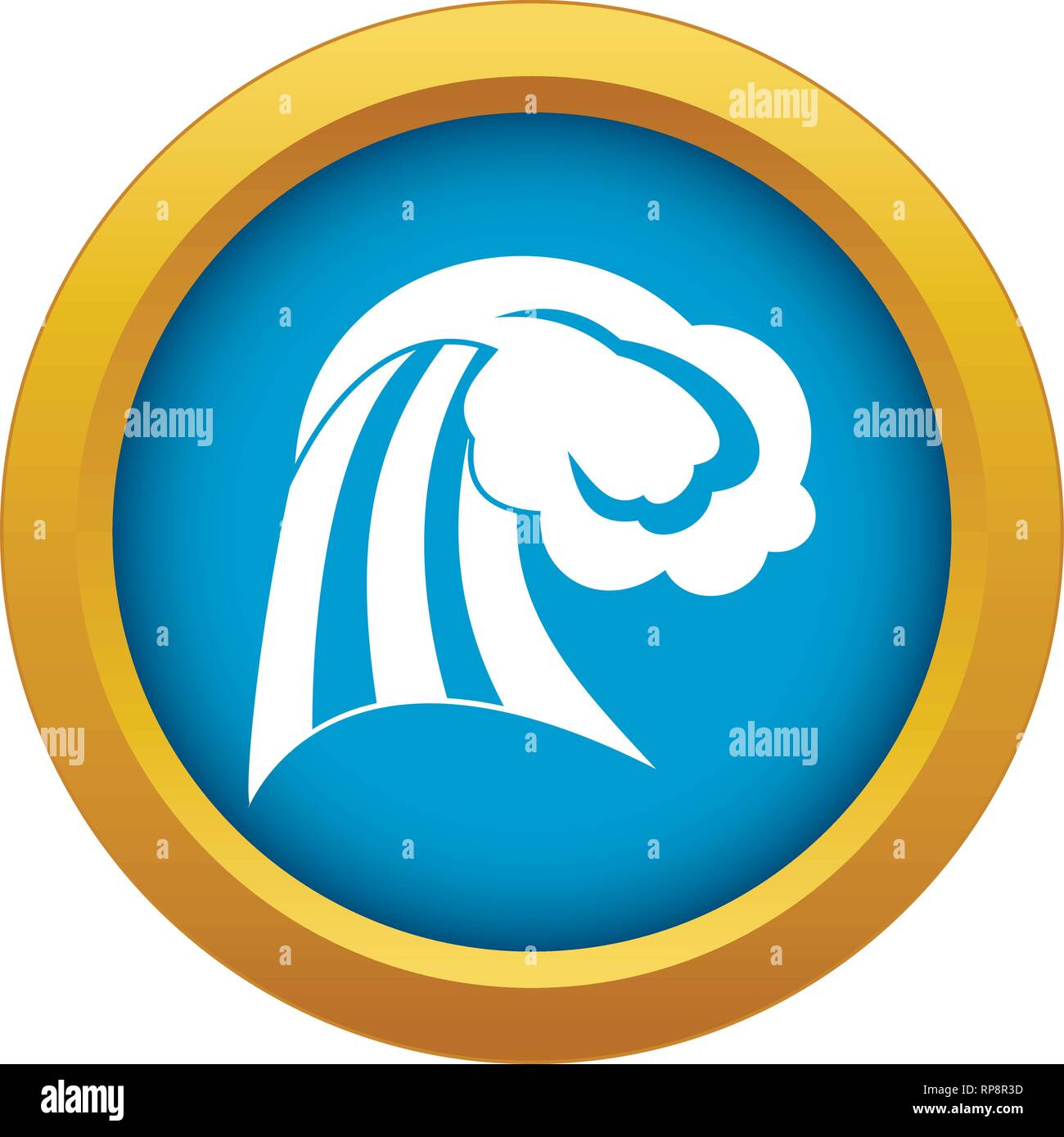 Sailing storm big wave Stock Vector Images - Alamy