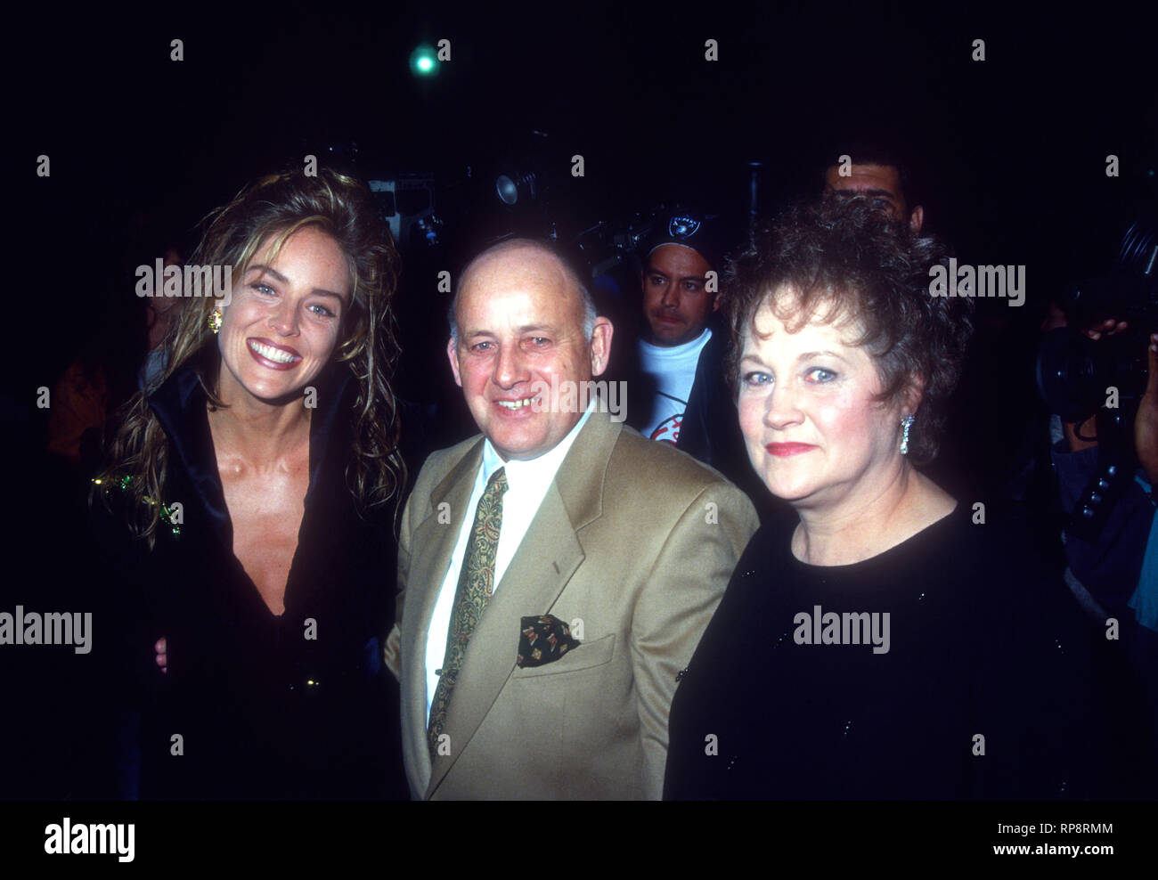 HOLLYWOOD, CA - JANUARY 14: (L-R) Actress Sharon Stone and her parents ...