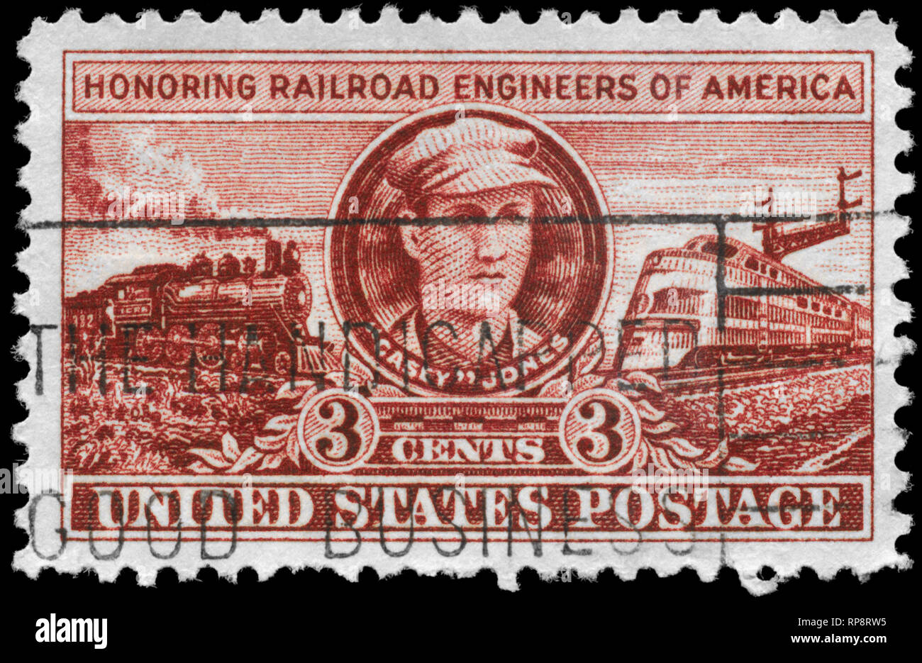 Casey jones stamp hi-res stock photography and images - Alamy