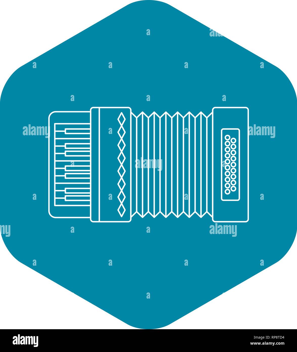 Classical bayan icon, outline style Stock Vector Image & Art - Alamy