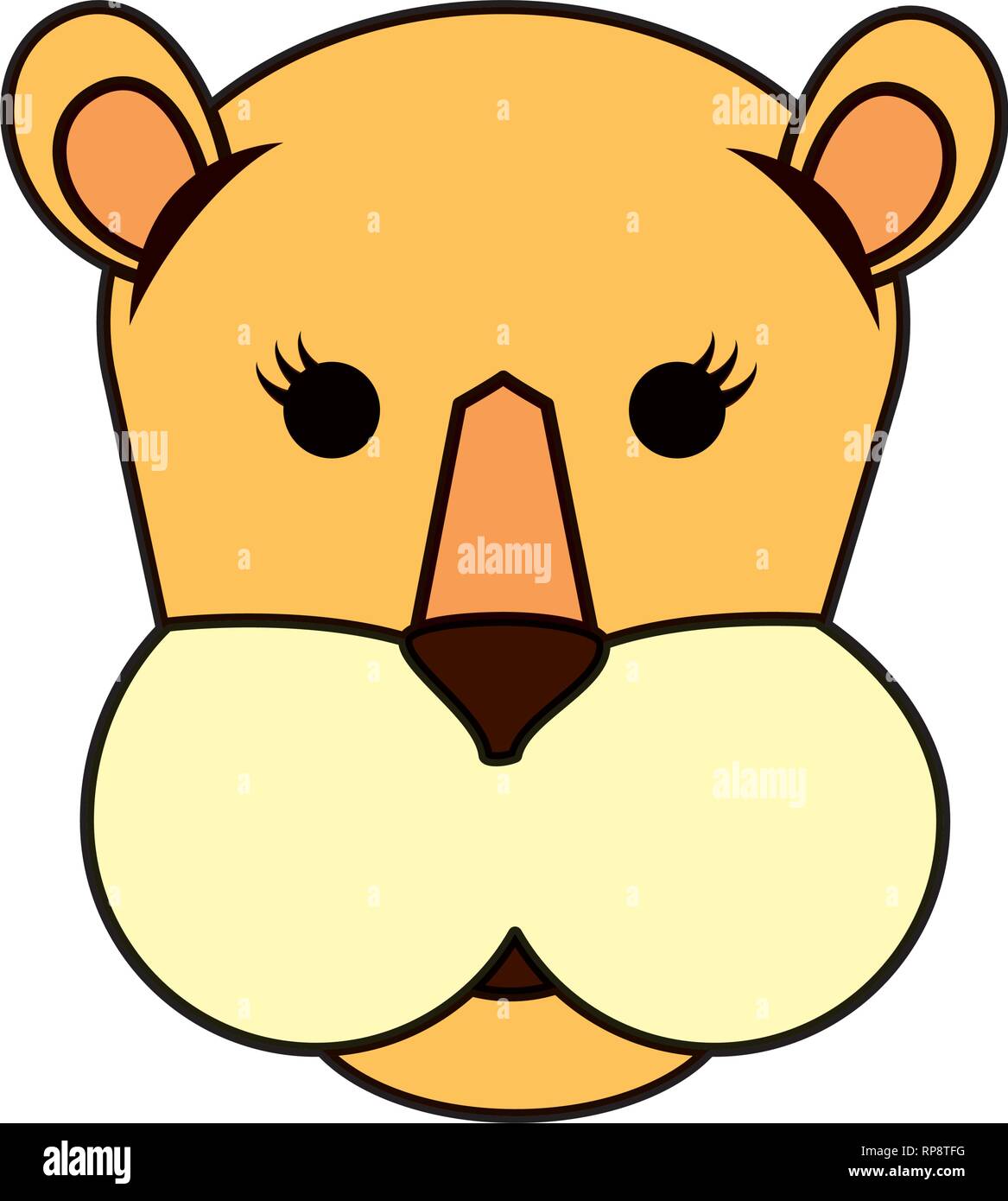 african lioness wild animal vector illustration design Stock Vector ...