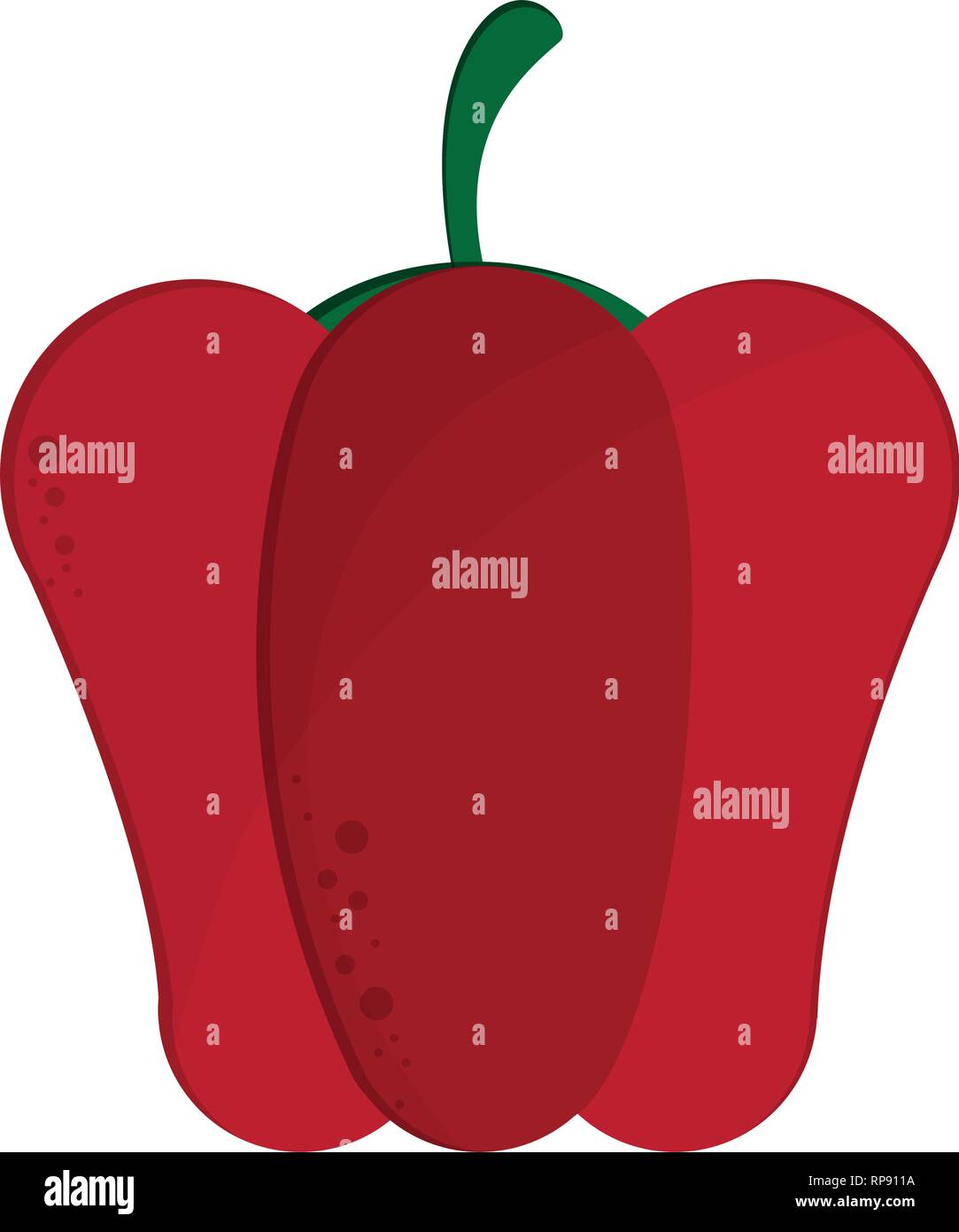 pepper vegetable food symbol Stock Vector Image & Art - Alamy