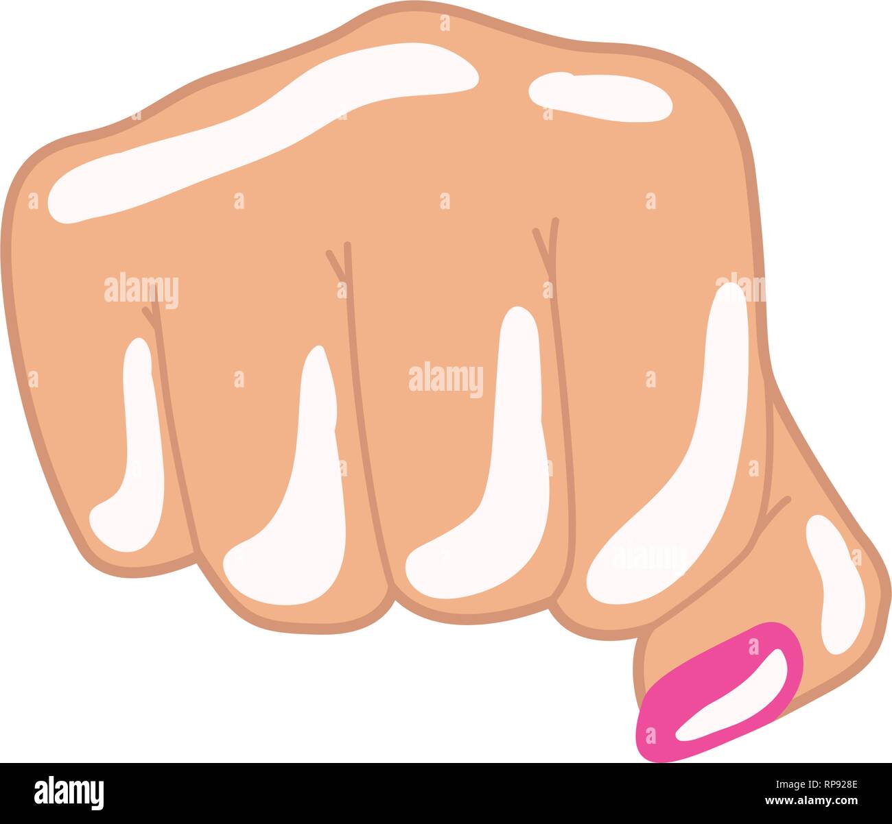 hand in sign power pop art Stock Vector Image & Art - Alamy