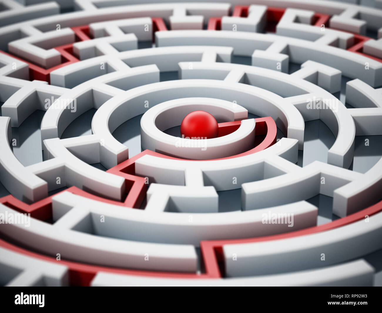 Maze 3d hi-res stock photography and images - Alamy