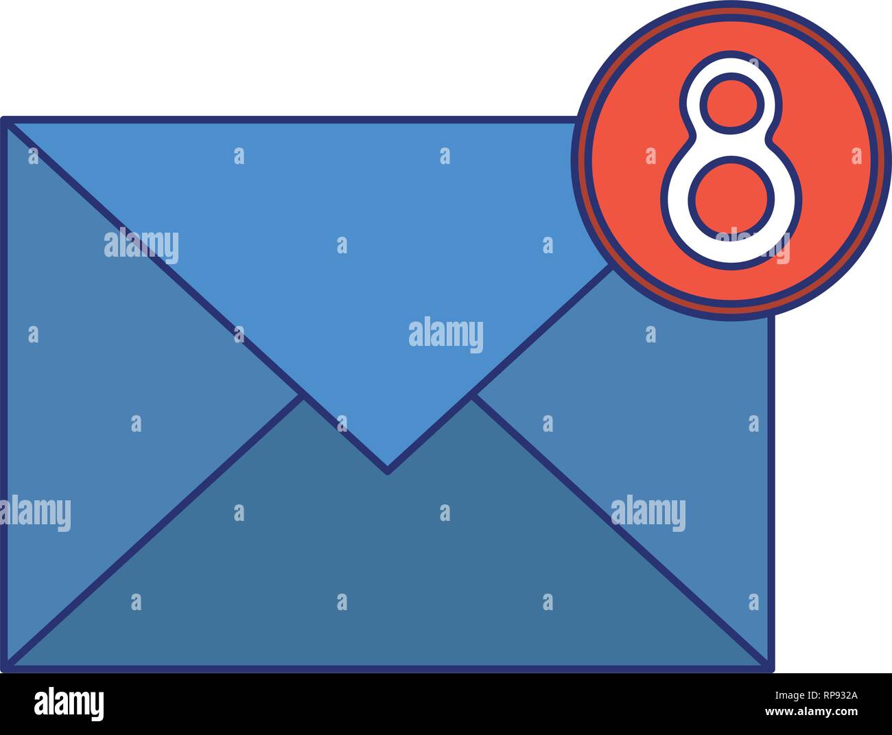 Notification symbols Stock Vector Images - Alamy