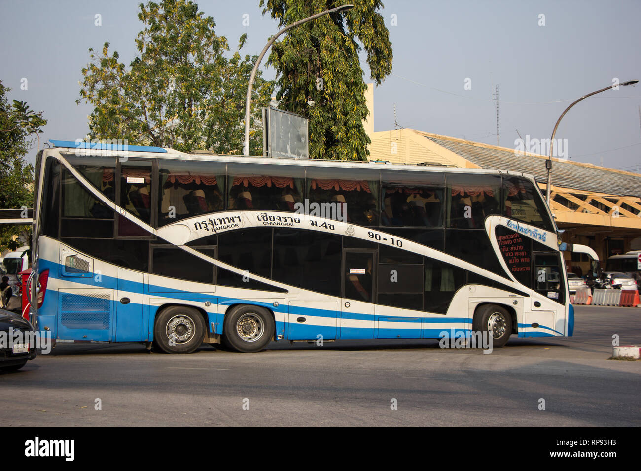 Chiangmai, Thailand - February 16 2019: Volvo Bus of Intra Tour Bus ...