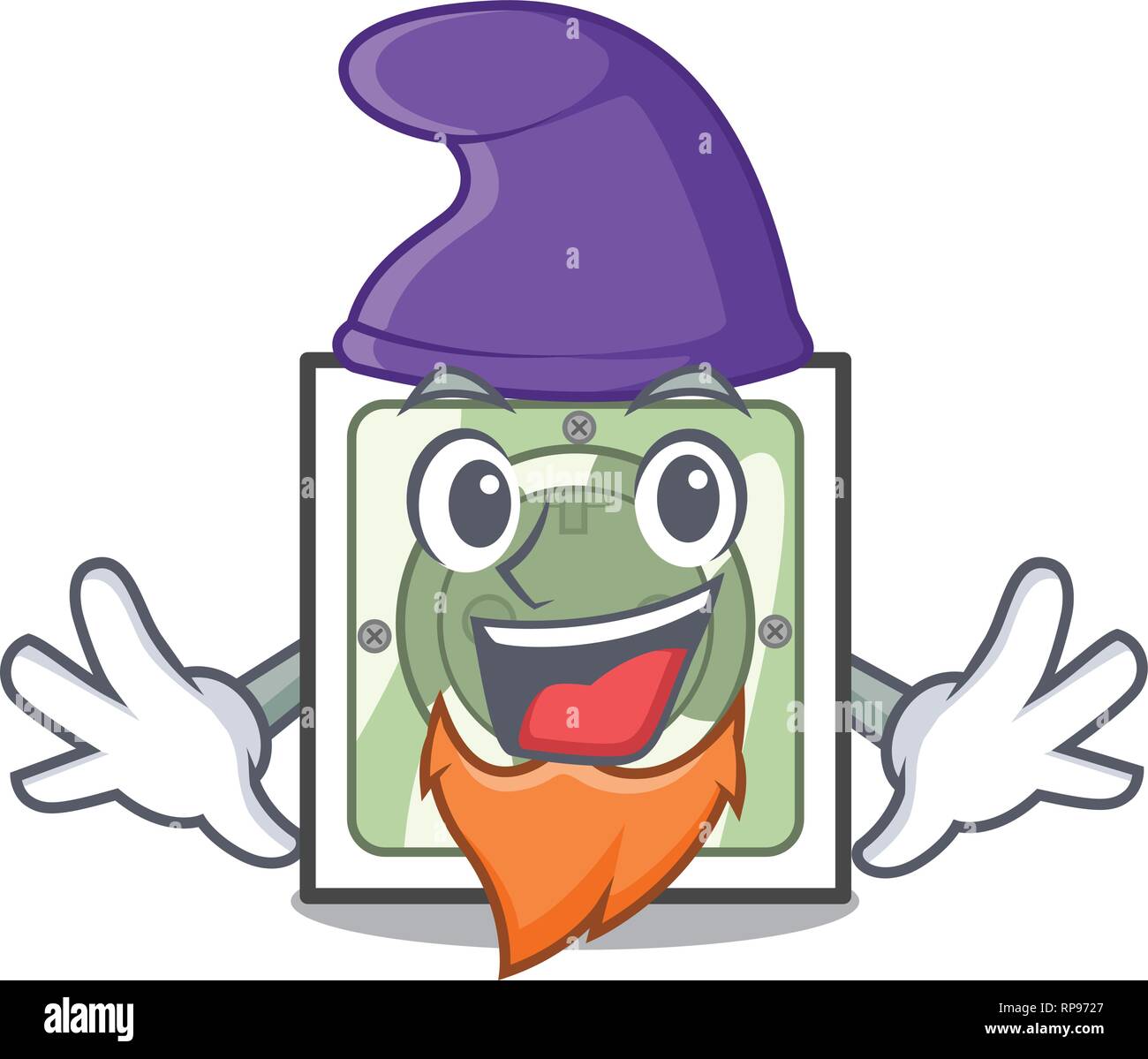 Elf power socket in the character shape Stock Vector Image & Art - Alamy