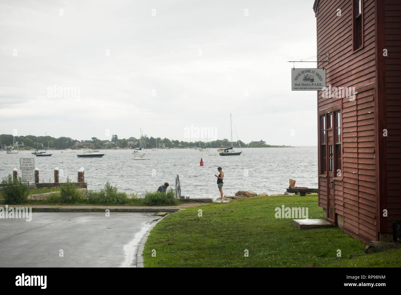 Noank Historical Society building Connecticut Stock Photo - Alamy