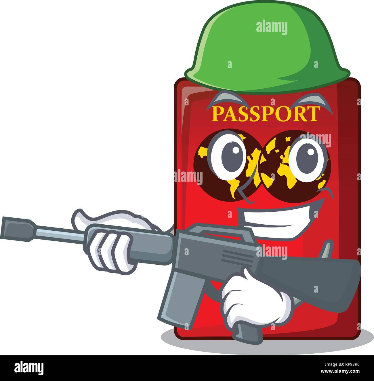 Military passport Stock Vector Images - Alamy